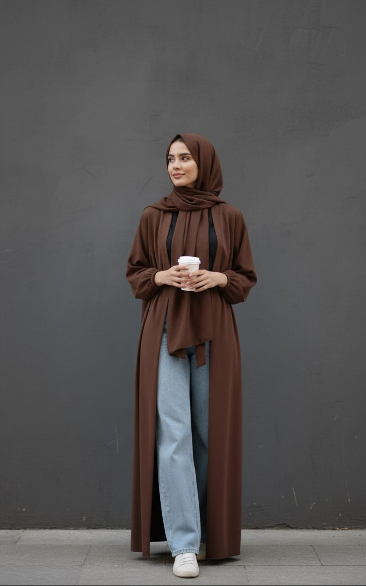 Chocolate Brown - Shrug – Hicab
